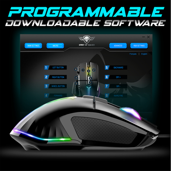 Souris Spirit Of Gamer PRO-M5 ARTIC RGB Gaming (S-PM5RGBWT)